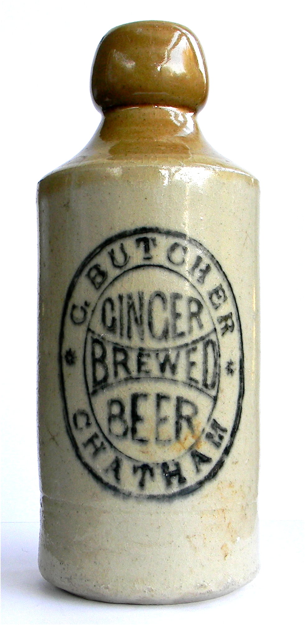 Label: C.BUTCHER CHATHAM GINGER BREWED BEER