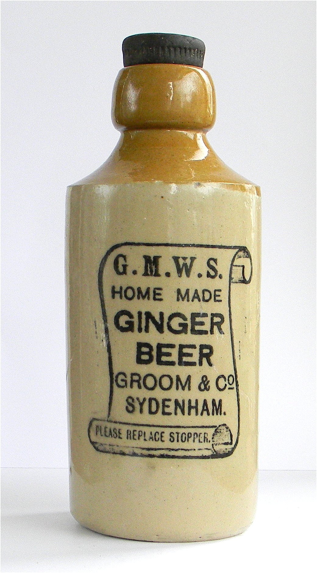 Label: GROOM’SHOME MADE GINGER BEER GROOM & C O SYDENHAM PLEASE REPLACE ...